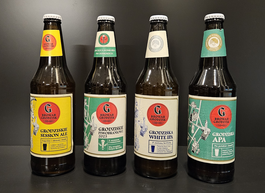 Vier Spezialitätender Browar Grodzisk – Brunnenbräu Bier-Blog