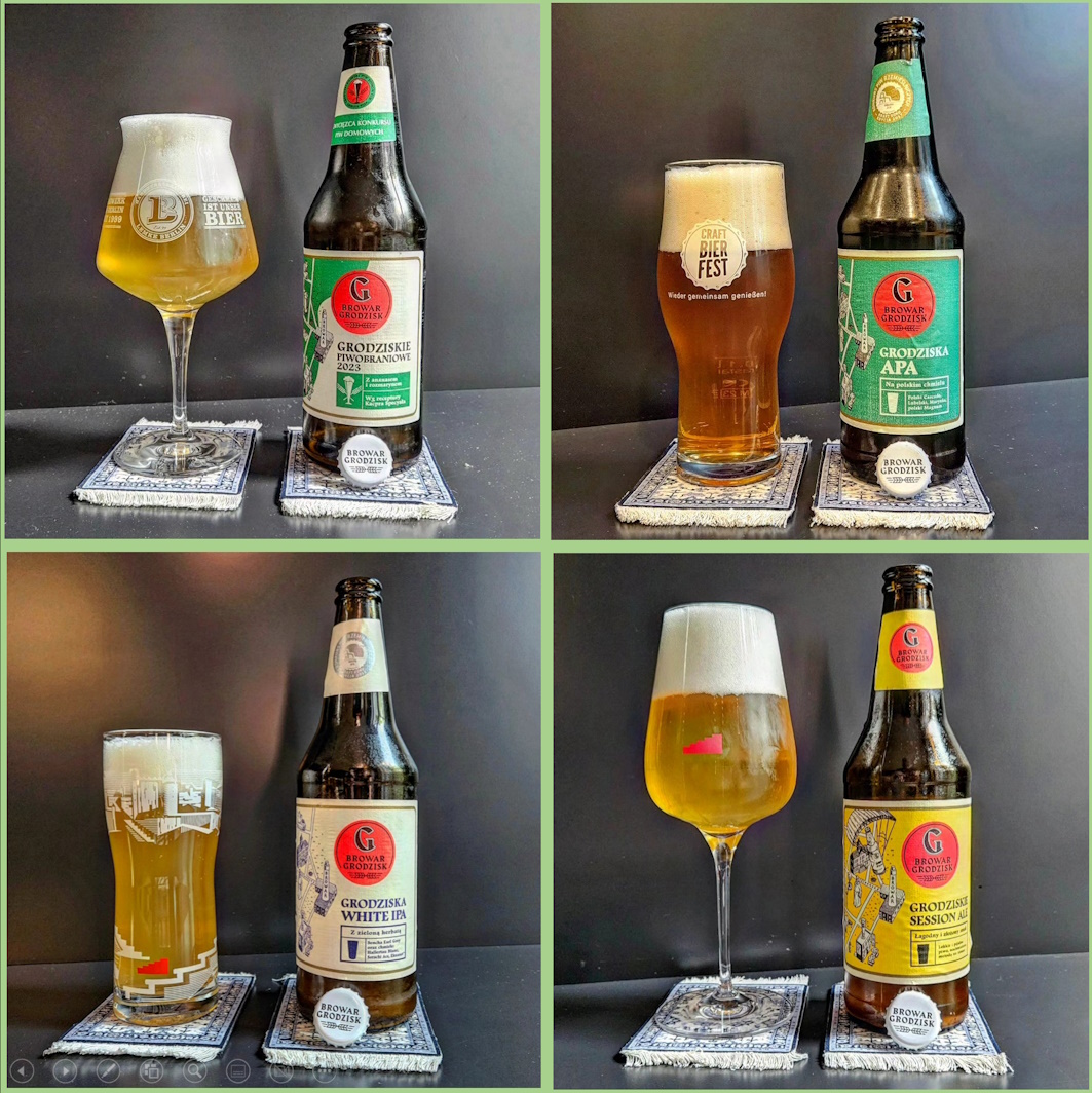 Vier Spezialitätender Browar Grodzisk – Brunnenbräu Bier-Blog