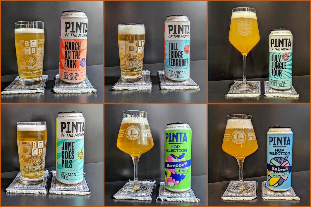 Sechs Spezialitäten der Browar Pinta – Brunnenbräu Bier-Blog